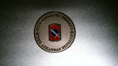 CHALLENGE COIN OLDER ORIGINAL 39TH INFANTRY BRIGADE ARKANSAS SOUTHERN ...