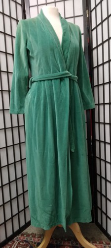 Diamond Tea Gown Green Velvet Robe Small/petite - Gem