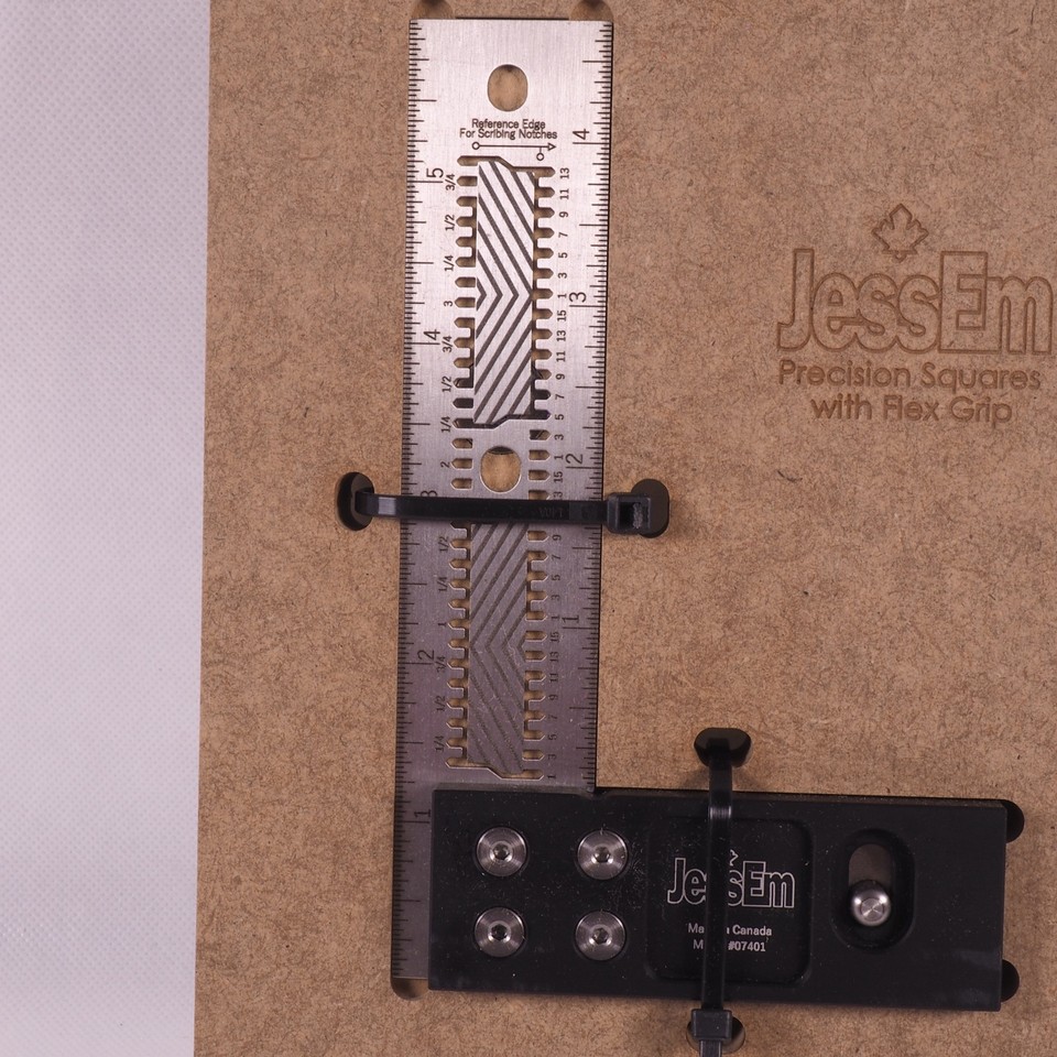 JessEm Imperial Stainless Steel Precision Squares with Flex Grip 6 ...