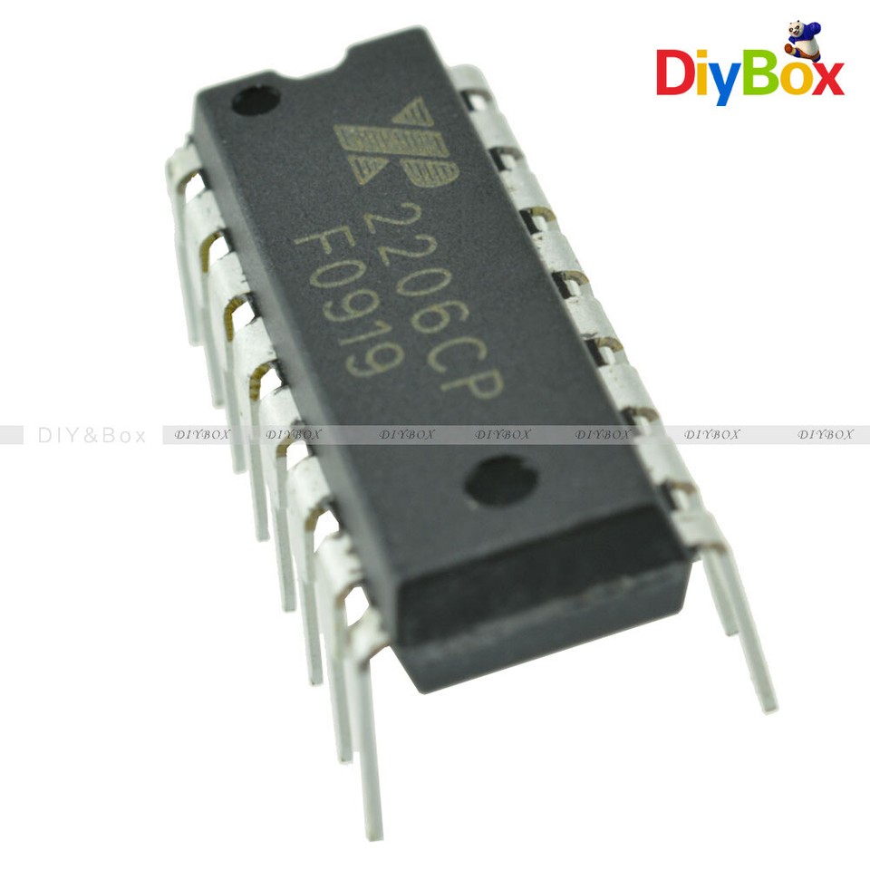 [1/2/5/10PCS] XR2206CP 2206CP Monolithic Function Generator IC EXAR DIP ...