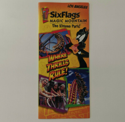 Six Flags Magic Mountain 2004 Hotel Brochure Pamphlet Guide | eBay