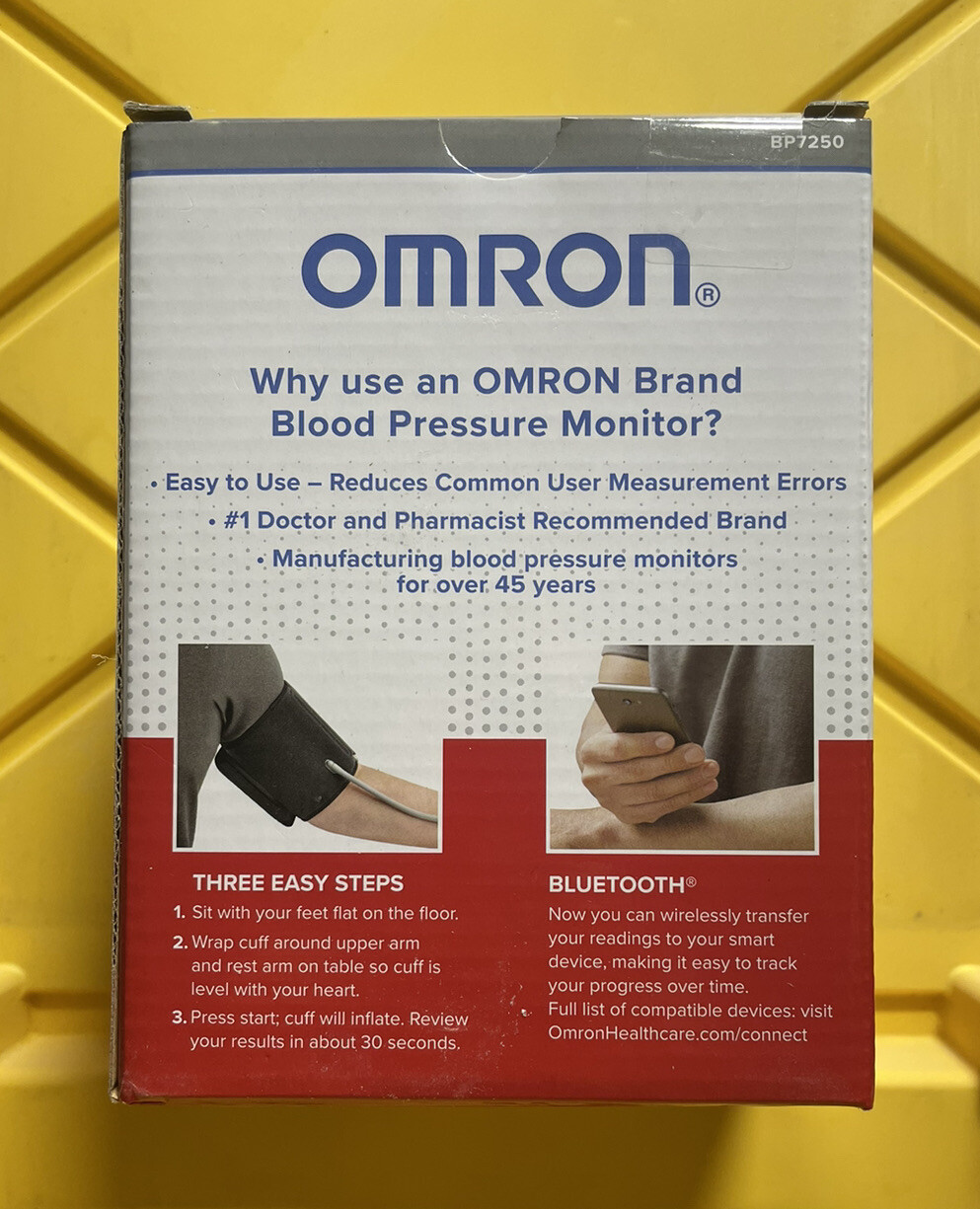 Omron - 5 Series - Wireless Upper Arm Blood Pressure Monitor - White ...