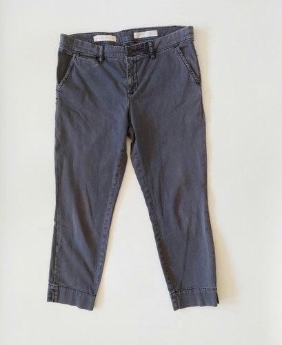 Anthropologie Pilcro and the Letterpress Stet Cropped Gray Pants Size ...