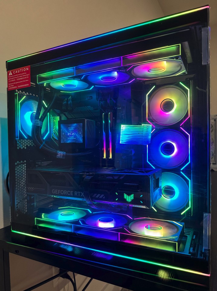 RTX 5090 RYZEN 7 9800X3D Custom Built Gaming PC 64GB RAM 4TB 990 Pro ...