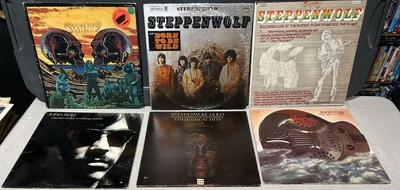6x Steppenwolf LP: Born To Be Wild,7, Early, Their Greatest Hits,My ...