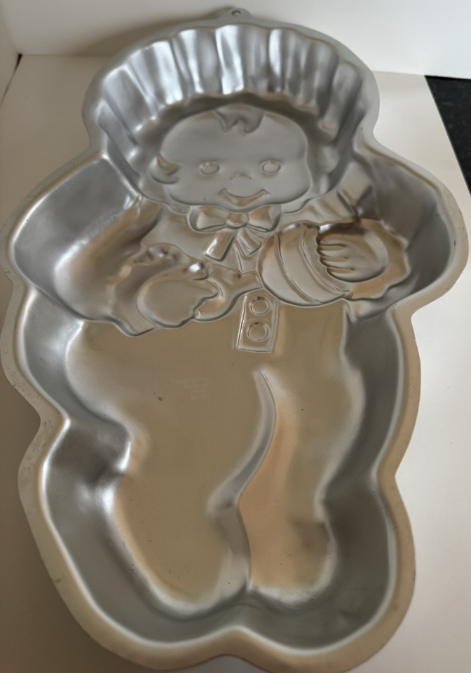Wilton 1994 Cute Baby Cake Pan Christening/Gender Reveal/Baby Shower ...
