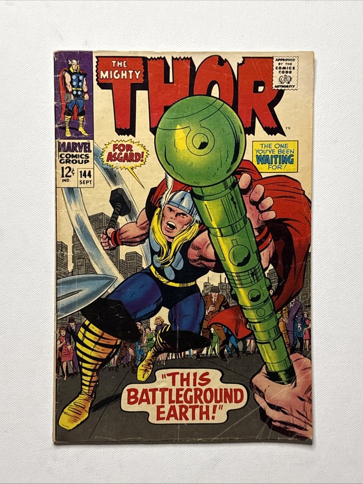 Thor 144 Marvel 1967 Silver Age First Appearance of the Enchanters Three Key Lee | eBay