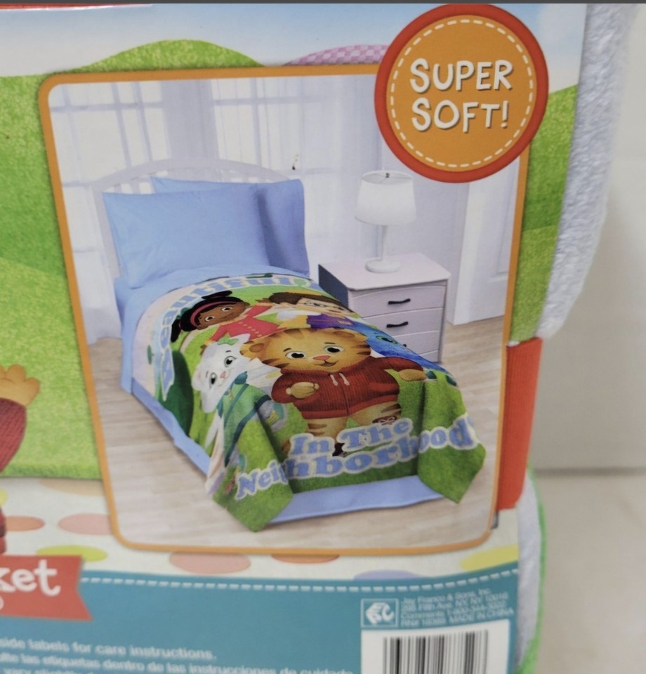 Daniel's Tiger New Plush Blanket. Super Soft 62"X90". Extra Large PBS ...