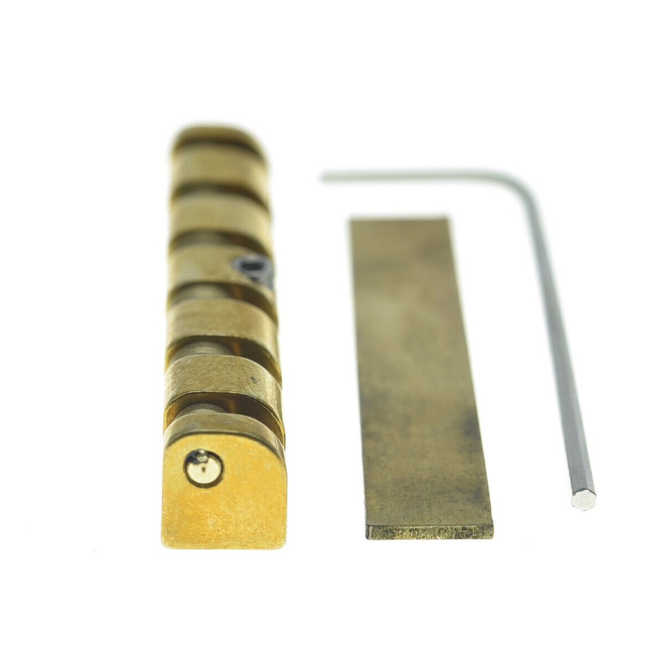 43mm Adjustable Brass Guitar Roller Nut Metal Guitar Roller Nut for Les ...