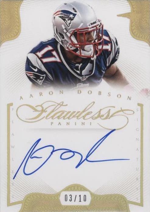 2014 Panini Flawless - Flawless Signatures Aaron Dobson #1 Gold /10 (AU ...