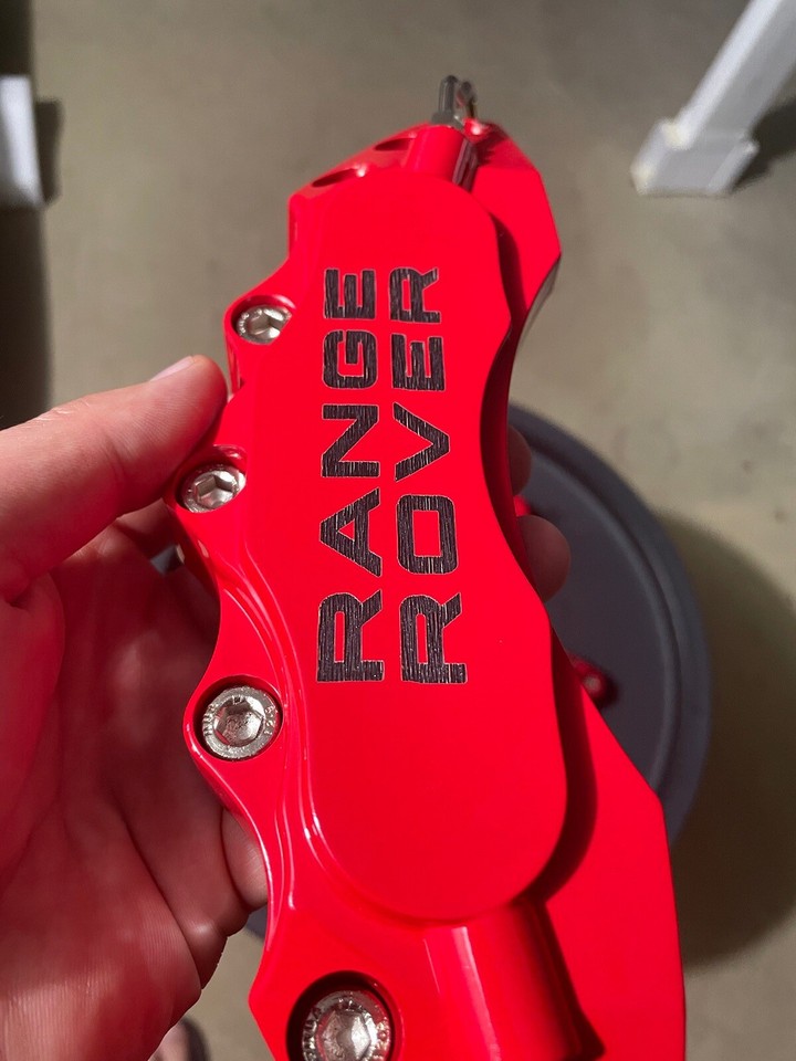 Range Rover Velar, Sport, Vogue, Evoque V6, V4 Engraved Brake Caliper ...