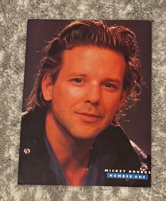 MICKEY ROURKE 1 Page Magazine Poster | eBay UK