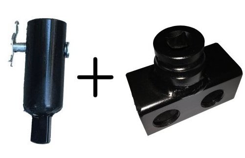 Post hole auger/digger to 1/2" drive adapter for mobile home/earth ...