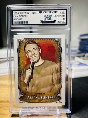 2024 Allen & Ginter Dan Soder Rookie GMG Graded 10 Gem Mint 💎 RC | eBay