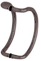 CRL CC12X12DU Dark Bronze 12" Glass Mounted Curved Pull Handle | eBay