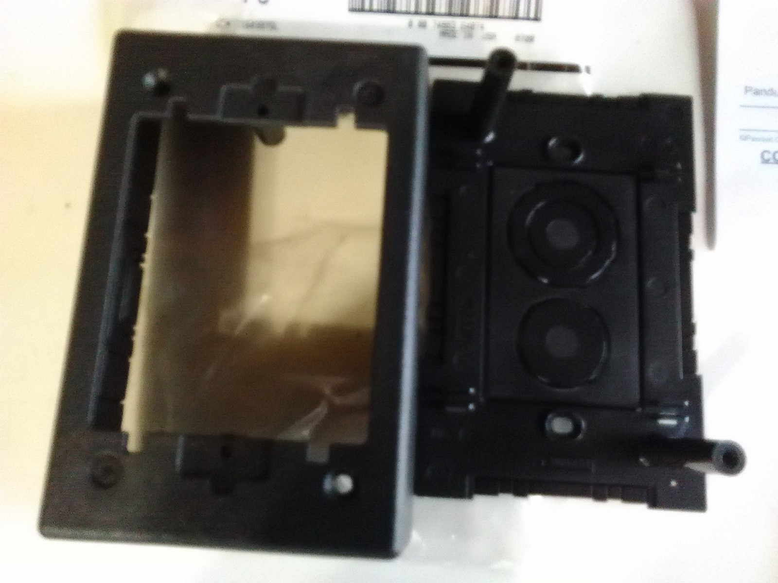 PANDUIT POWER JUNCTION BOX JBP1BL SINGLE GANG FOR SINGLE CHANNEL ...