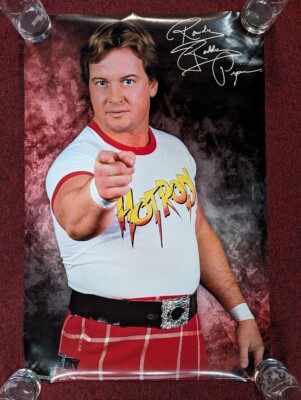 WWE WWF 1985 Rowdy Roddy Piper Poster 28X20 Made by Trends Int. WCW ...