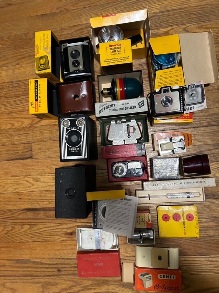 Vintage Camera Lot Kodak , Various in original boxes | eBay