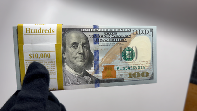 $100 Bill Stack