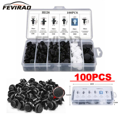 Kit Bumper-Parts Car Body Rivet Trim Molding Retainer Assortments Clip ...