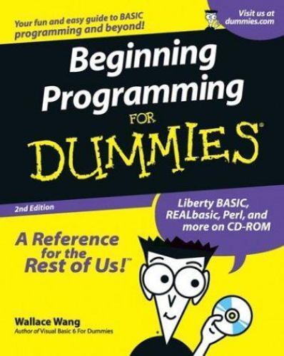 Beginning Programming For Dummies by Wallace Wang 9780764508356| eBay