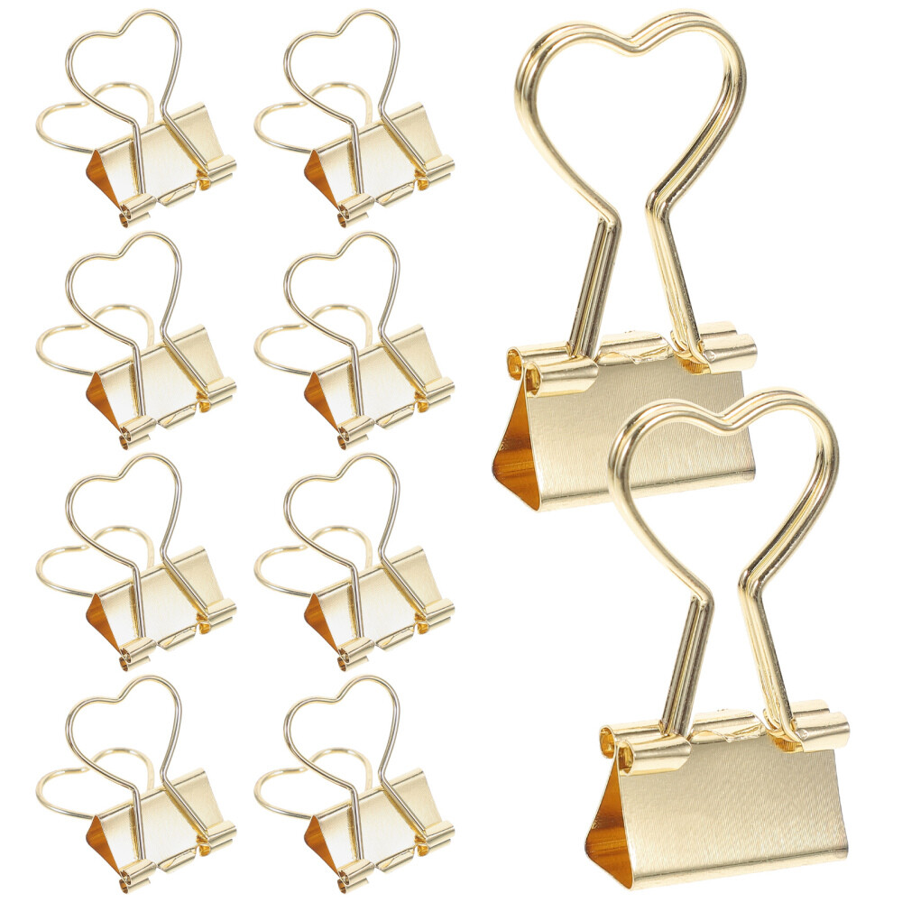 10 Pcs Medium Binder Clips Paper Assorted Office European Fashion | eBay
