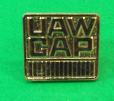 Vintage UAW CAP Pin Gold Tone Tie Tack | eBay