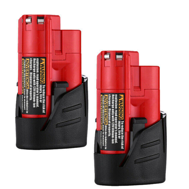 Milwaukee M12 REDLITHIUM 12V Compact Battery - Red (48-11-2420) for ...