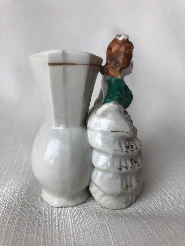 Occupied Japan Figurine, Victorian Woman Figurine Bud Vase 3” | eBay
