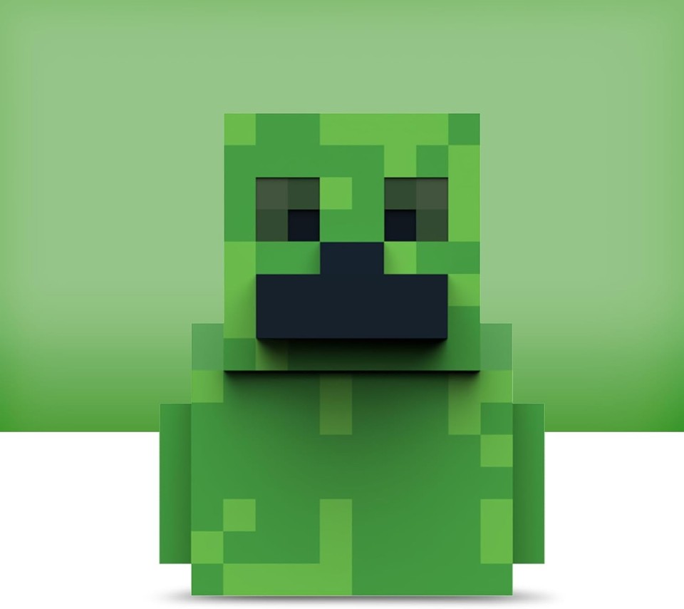 TUBBZ Boxed Edition: Minecraft - Creeper Cosplaying Rubber Duck Vinyl ...