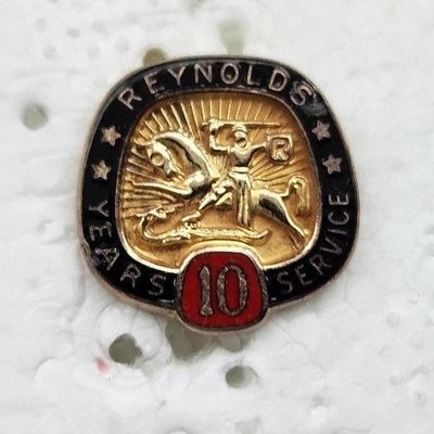 Reynolds Aluminum Co 10yr Employee Service Pin r1 | eBay