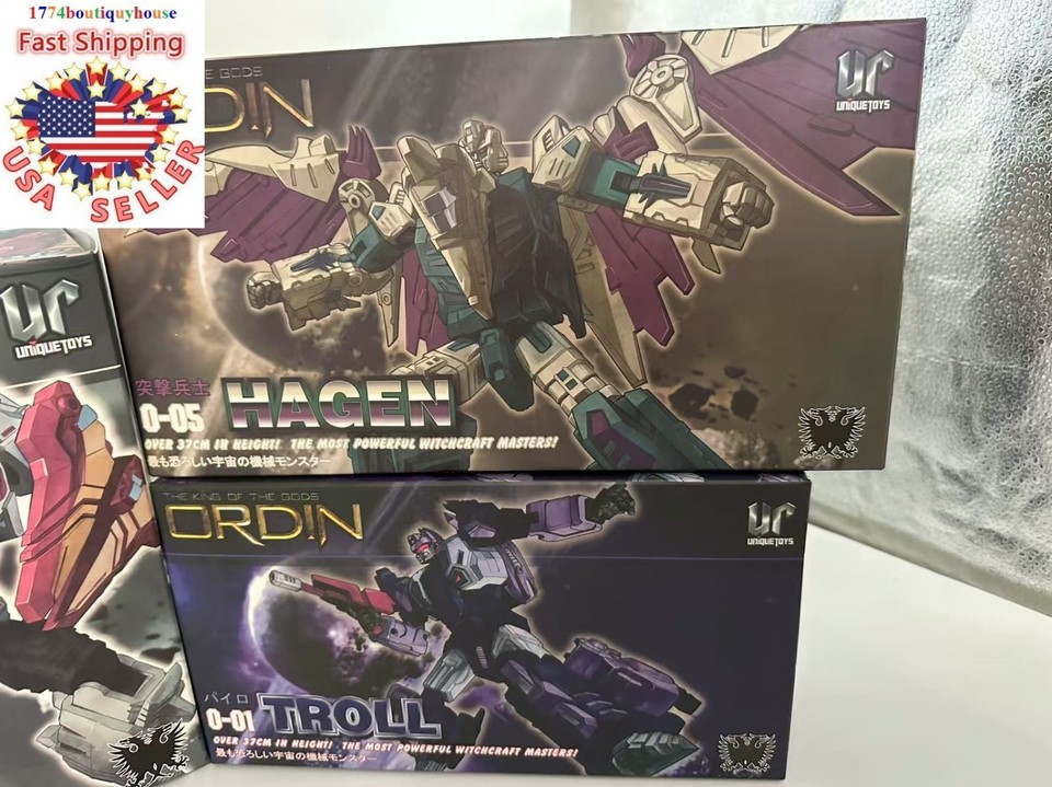 New DECEPTICONS Unique Toys Masterpiece Abominus Ordin Combiner Set of ...