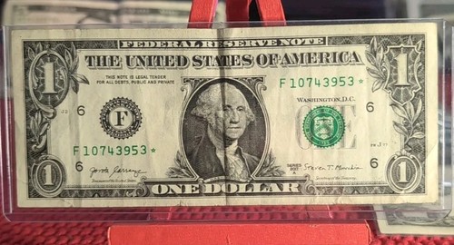 2017A $1 DOLLAR BILL STAR NOTE #10743953* | eBay