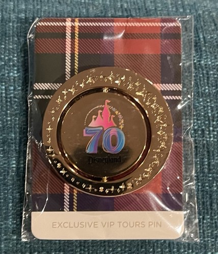 Disneyland 70th Anniversary VIP Tours Double-Sided Pin 2025 | eBay