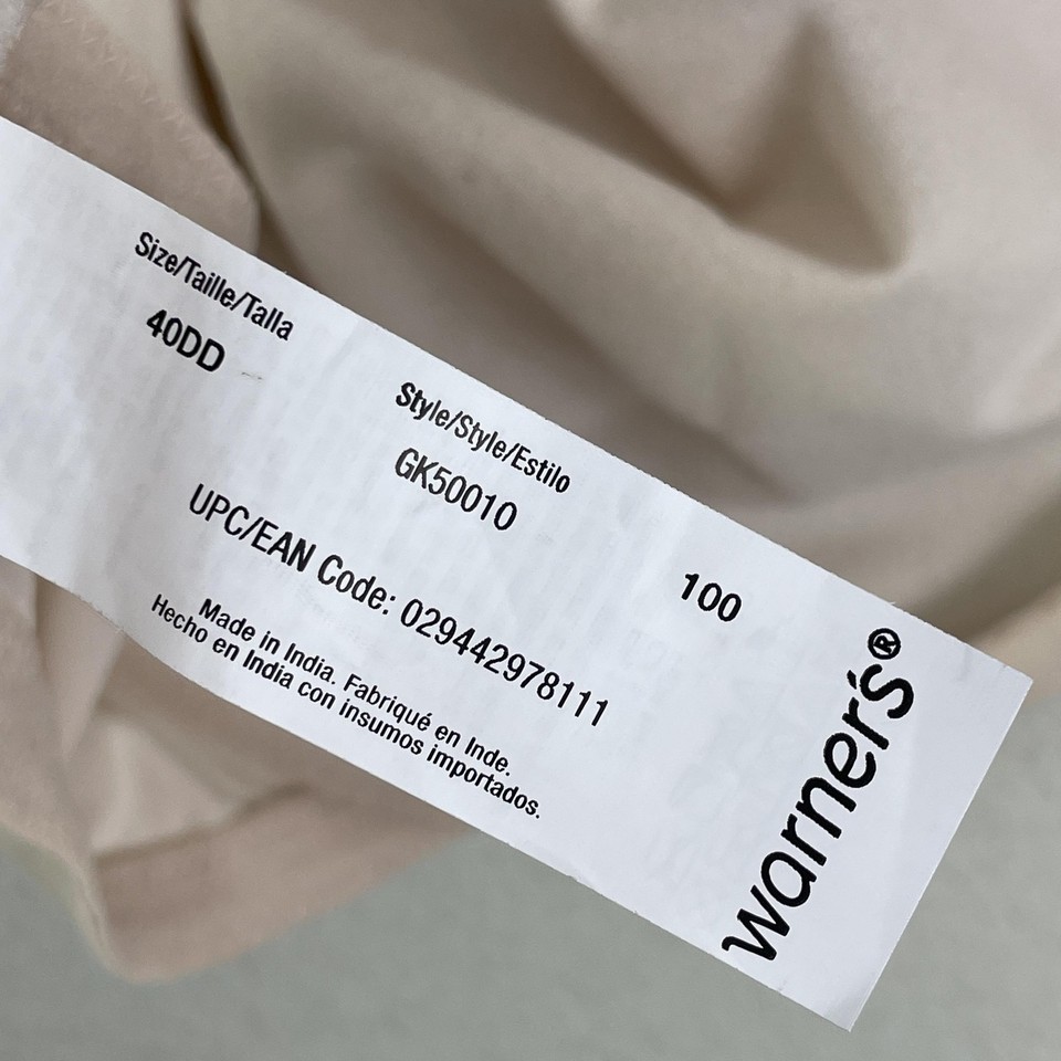 Olga by Warner's Bra Womens 40DD Beige Nude Gentle Lift Underwire ...