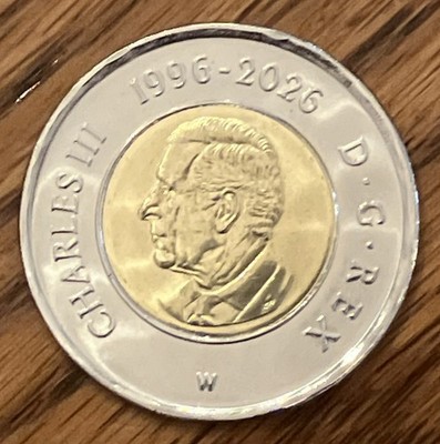 SHIPS TODAY! 1996-2026 30th ANN. Canada $2 toonie coin *75% off comb ...
