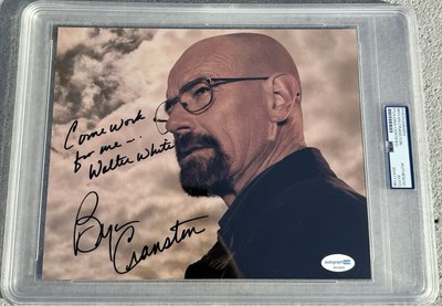 Bryan Cranston Signed Autographed 8x10 Breaking Bad Photo Inscription ...
