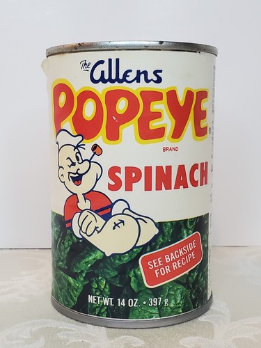 Vintage The Allens Popeye Spinach Coin Bank | eBay