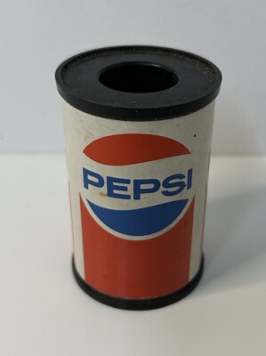 Pepsi Cola Paper Clip Holder VTG Desk Can Magnet Plastic Rare ...
