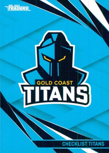 2024 Gold Coast Titans NRL TLA Traders Card - Club Logo | eBay
