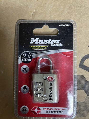 Master Lock TSA 3 Digit Combination Padlocks | eBay UK