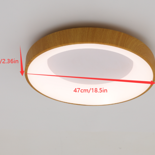 Round Ceiling Light Fixture LED Ceiling Light Minimalist Round Ceiling ...