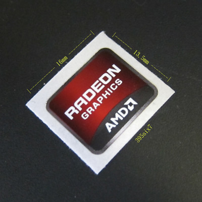 AMD RADEON GRAPHICS Sticker - 13.5mm x 16mm Genuine & New | eBay