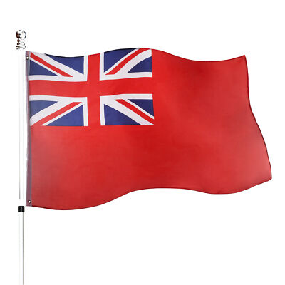 RED ENSIGN MARITIME 5X3FT FLAG LARGE POLYESTER FLAG INDOOR OUTDOOR ...