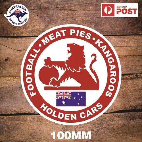 FOOTBALL MEAT PIES KANGAROOS AND HOLDEN CARS STICKER | eBay