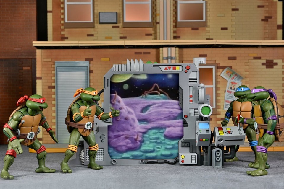 NECA TMNT Cartoon Donatello's Portable Portal Generator Exclusive In ...