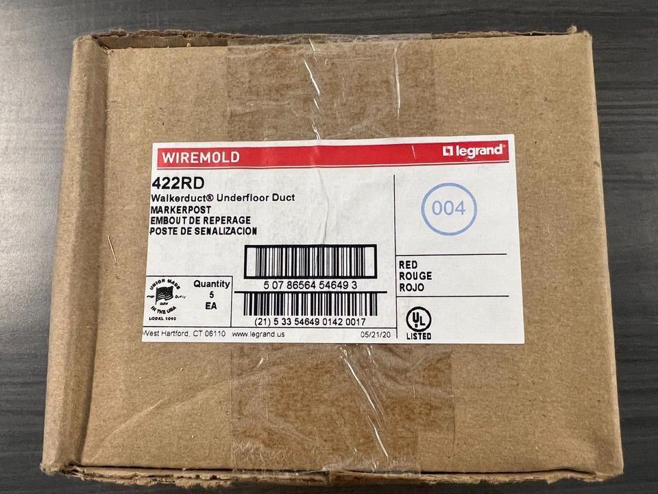 Wiremold Walkerduct 422RD underfloor duct markerpost Legrand | eBay
