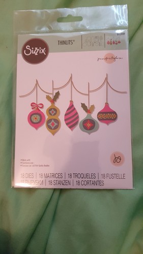 Sizzix Thinlits 18 Piece Die Set - 665949 Funky Baubles by Jennifer Ogborn | eBay UK