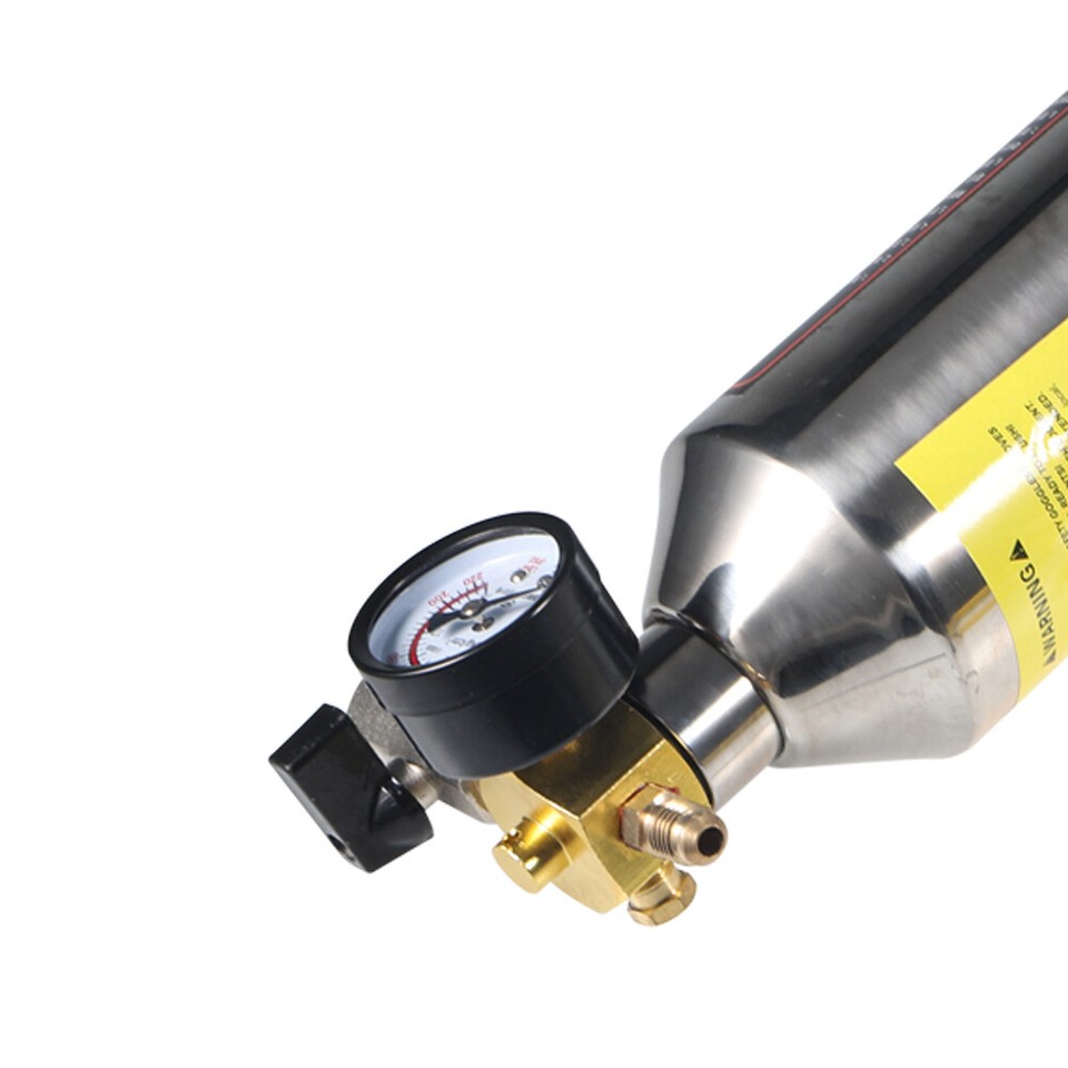 AC Flush Kit Car Air Conditioner System Clean Canister Flushing Tool ...