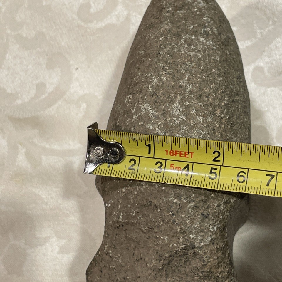 Native American Indigenous, Grooved Tomahawk Stone Axe Tool Weapon ...